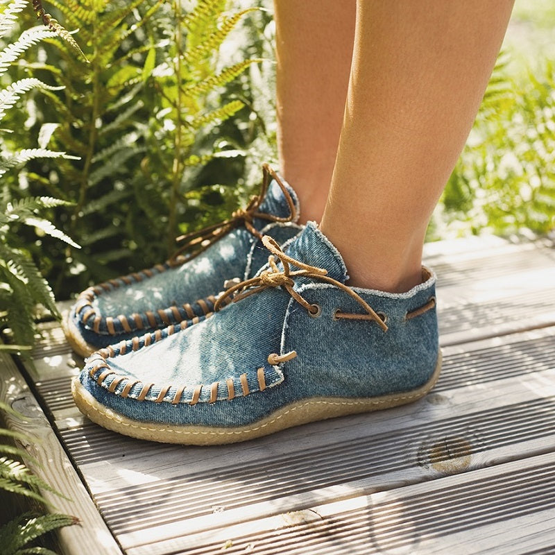 Nawayos – Denim Opanka shoes – Puntopigro